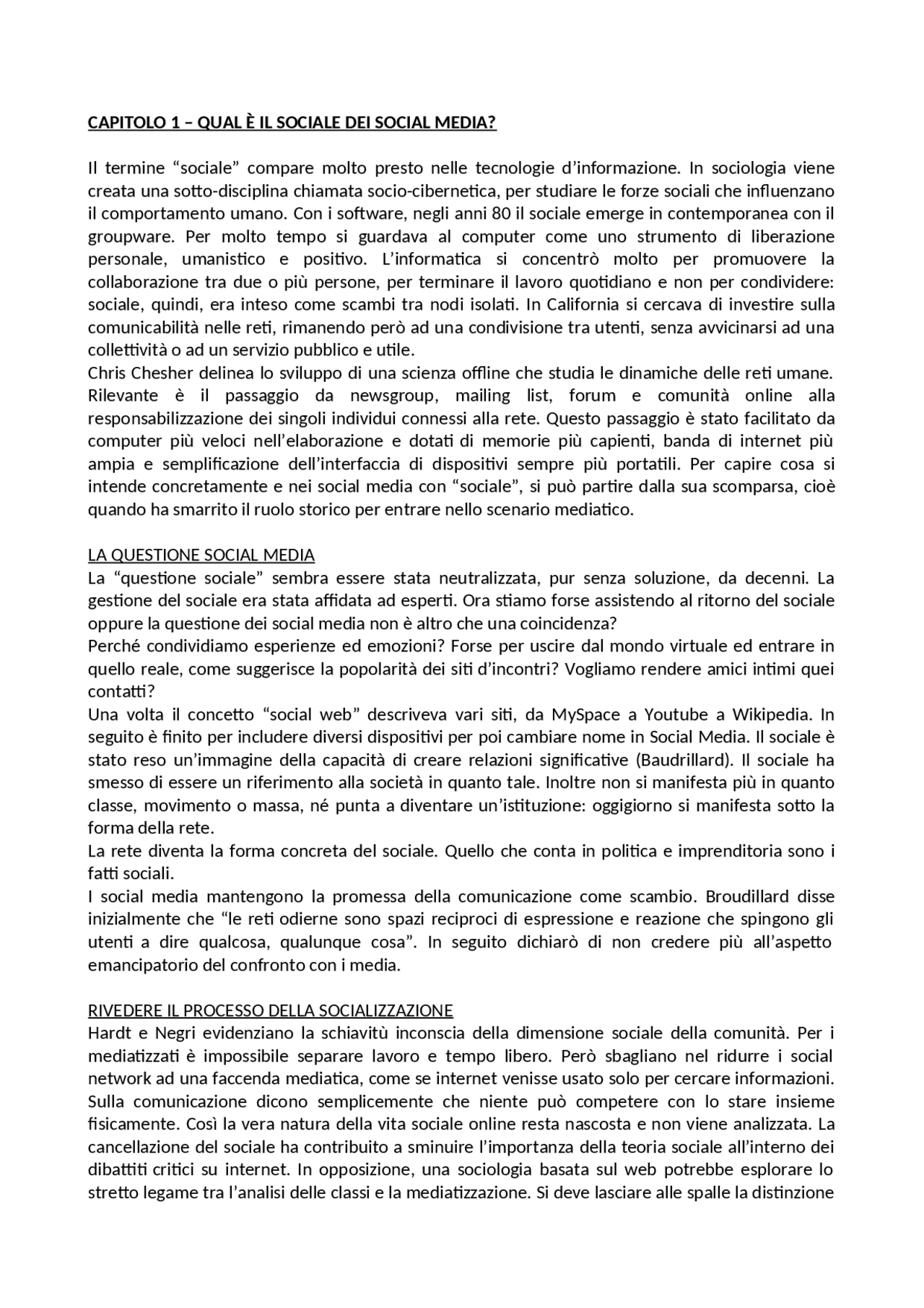 Labisso Dei Social Media Docsity