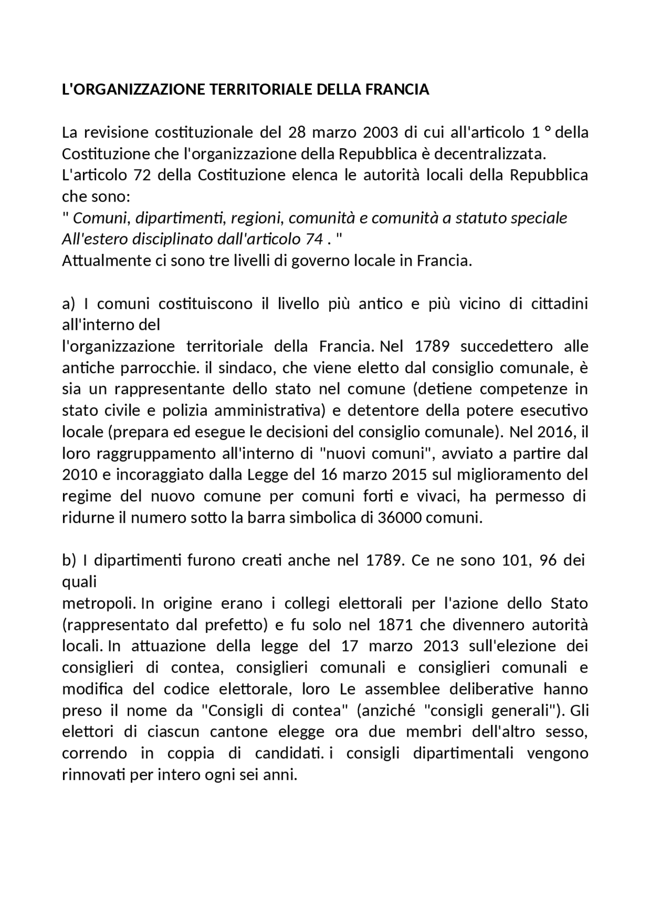 Francese Dispense Di Francese Docsity