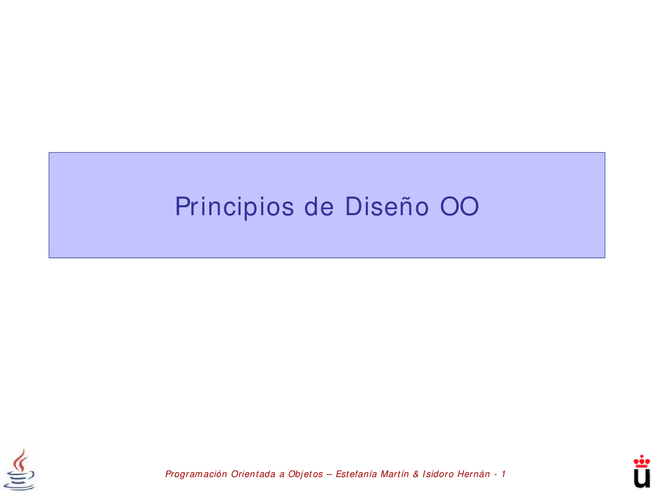 Diseño Orientado A Objetos Notes De Programmation Orientée Objet