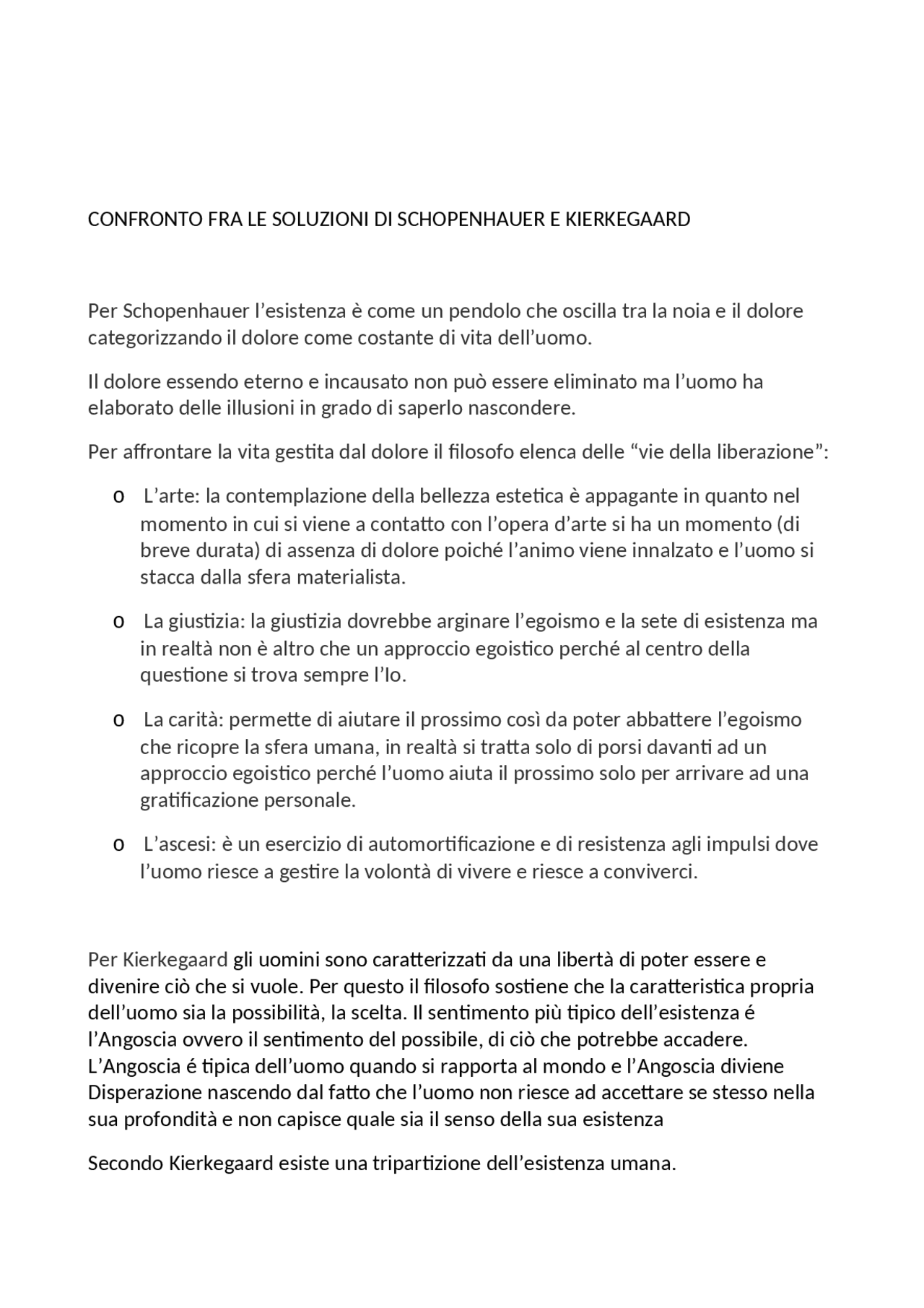 Confronto Tra Soluzioni Di Filosofi Docsity