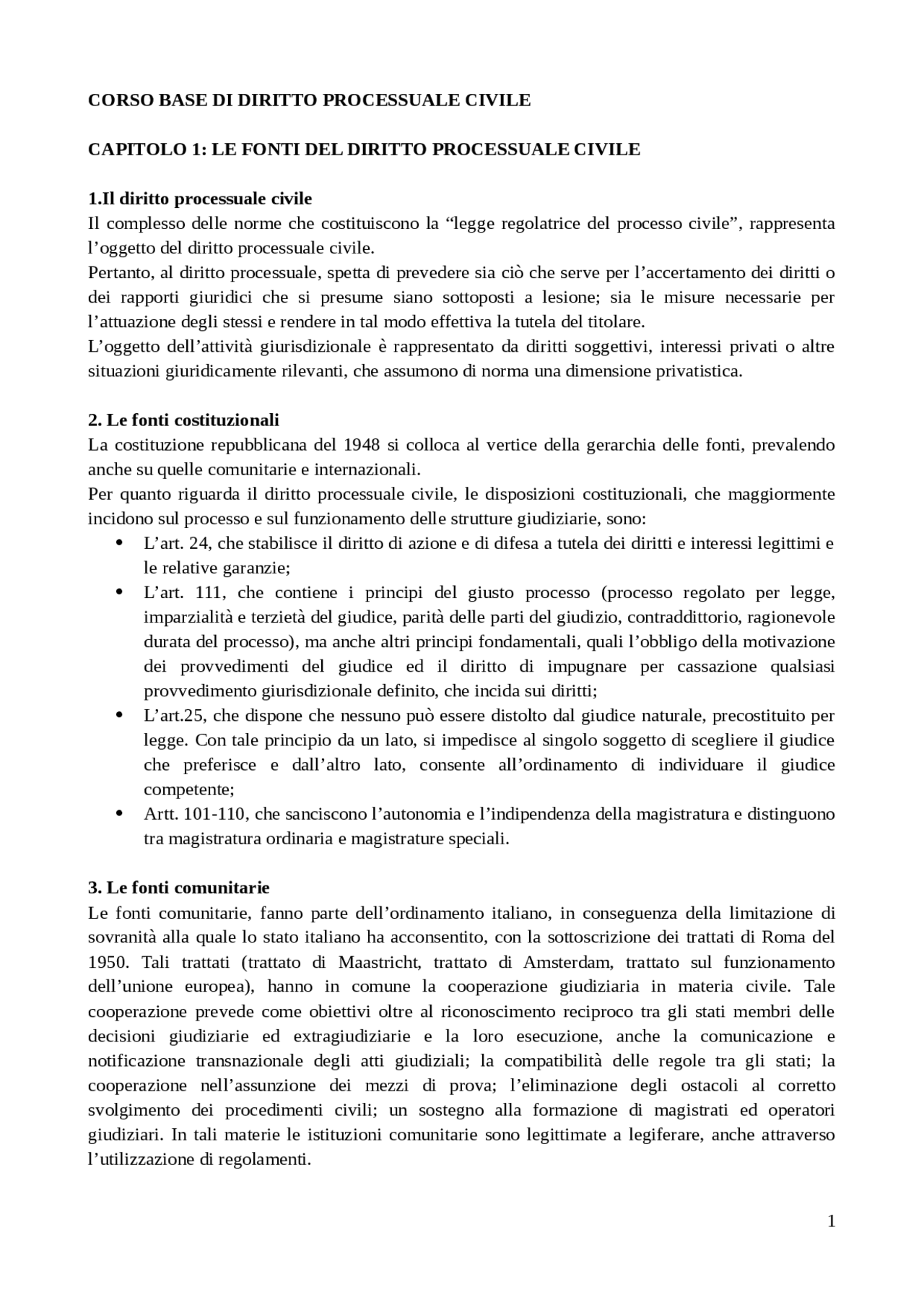 Procedura Civile Arieta Dispense Perfette Docsity