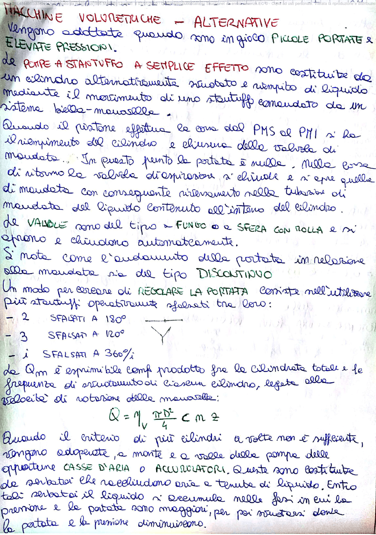 Appunti Macchine Alternative Roberto Capata Docsity