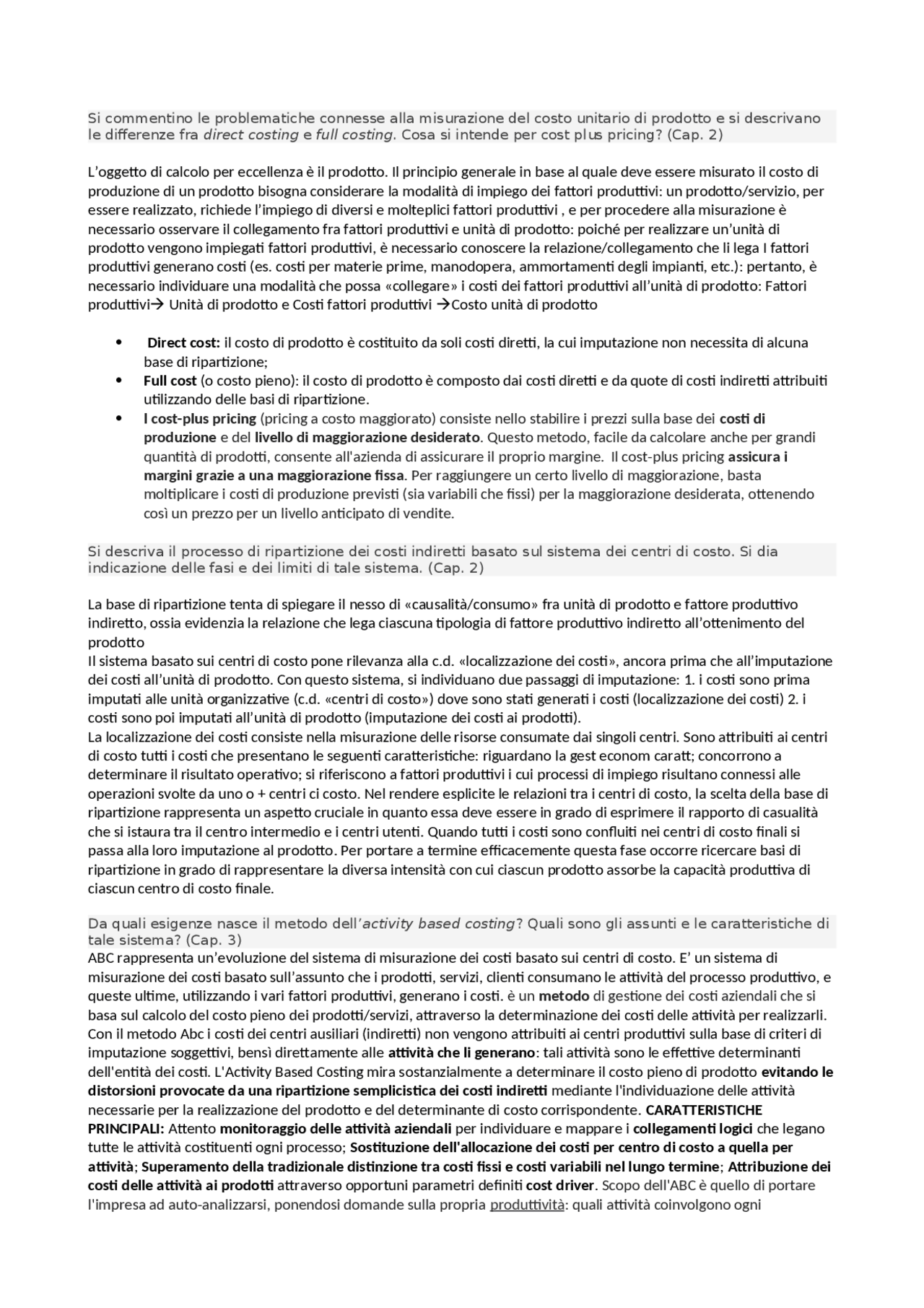 Programmazione E Controllo Docsity