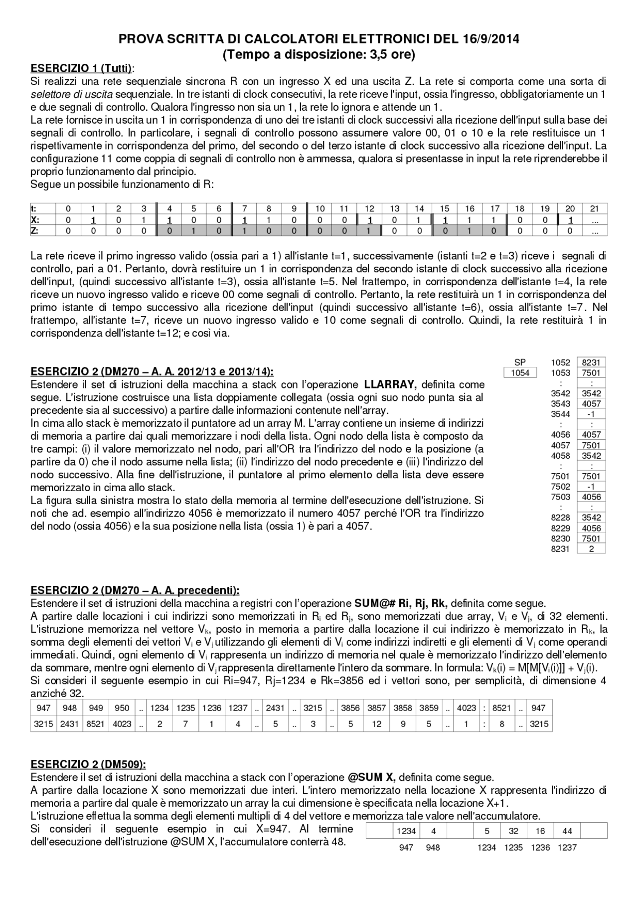 Prove Desame Reti Logiche E Calcolatori Prove Desame Di Reti