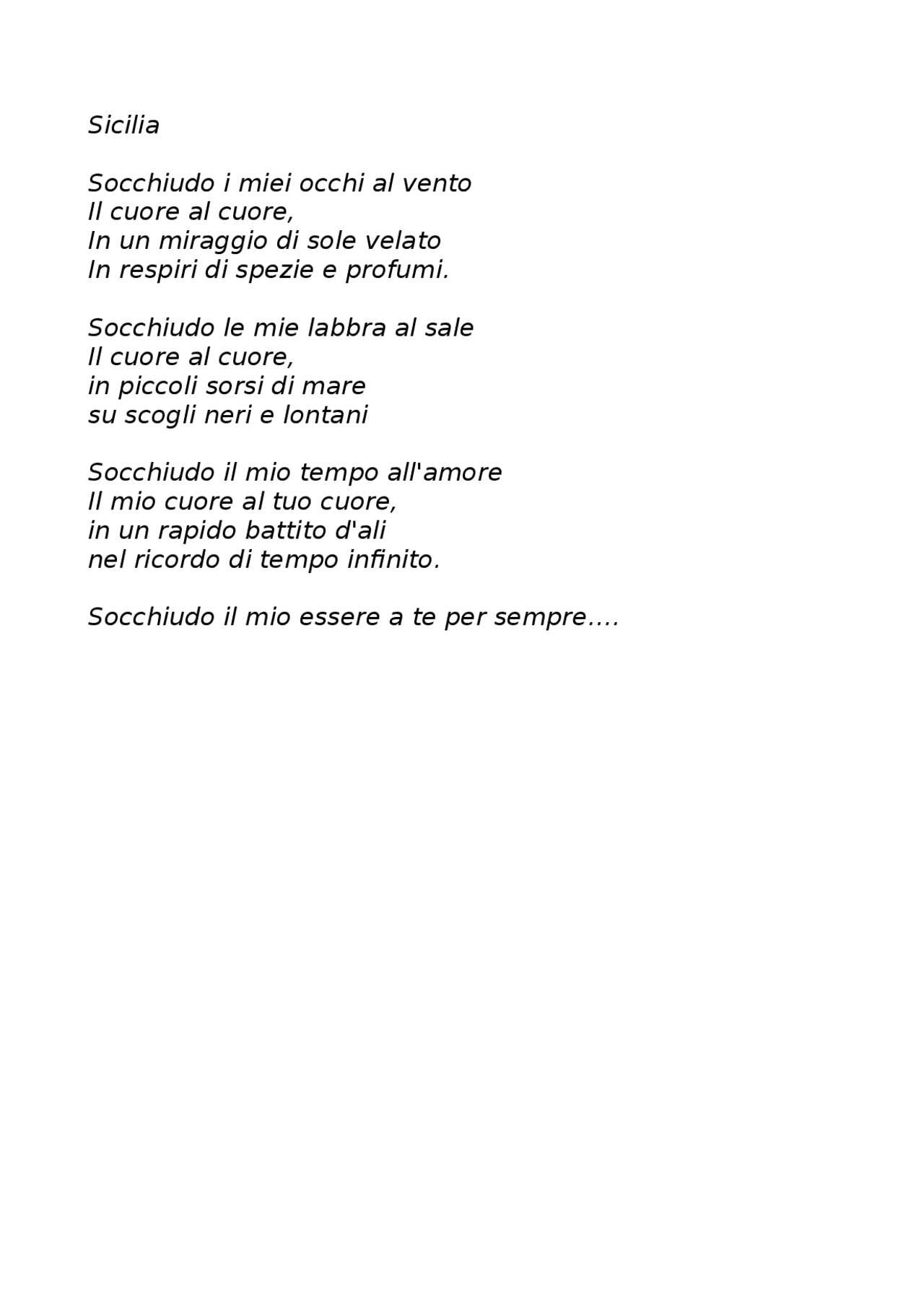 Riflessioni E Pensieri Docsity