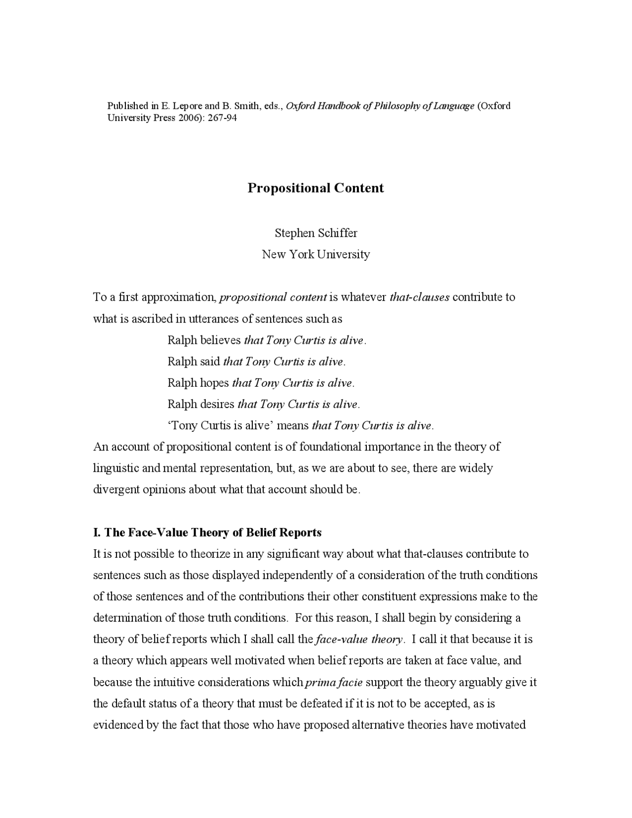 Filosofia Del Linguaggio Docsity