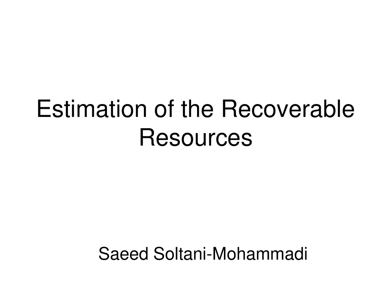 Uniform Conditioning And Localized Uniform Conditioning Methods Docsity