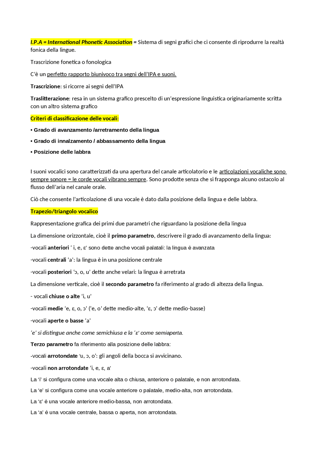 Fonetica E Fonologia Docsity