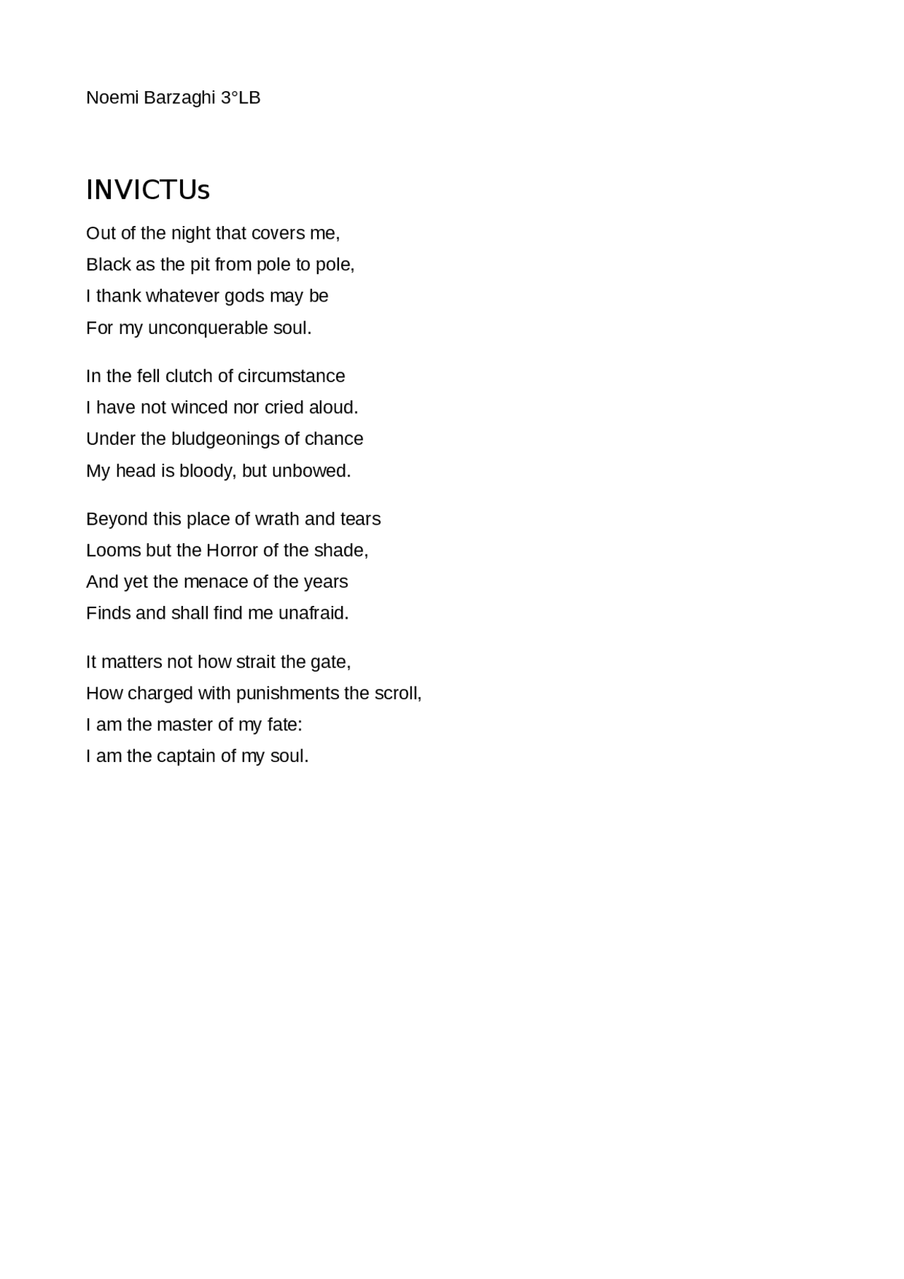 Poesia Invictus Nelson Mandela Nelson Mandela Invictus By William