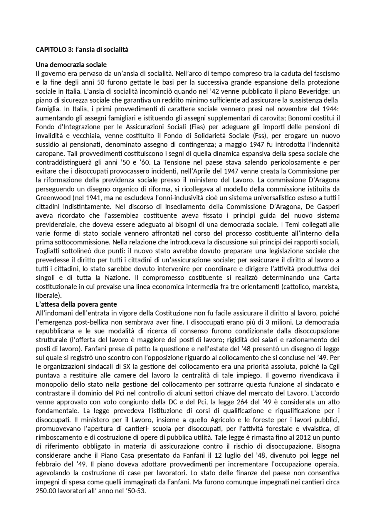 Capitolo 3 Democrazia Distributiva Docsity