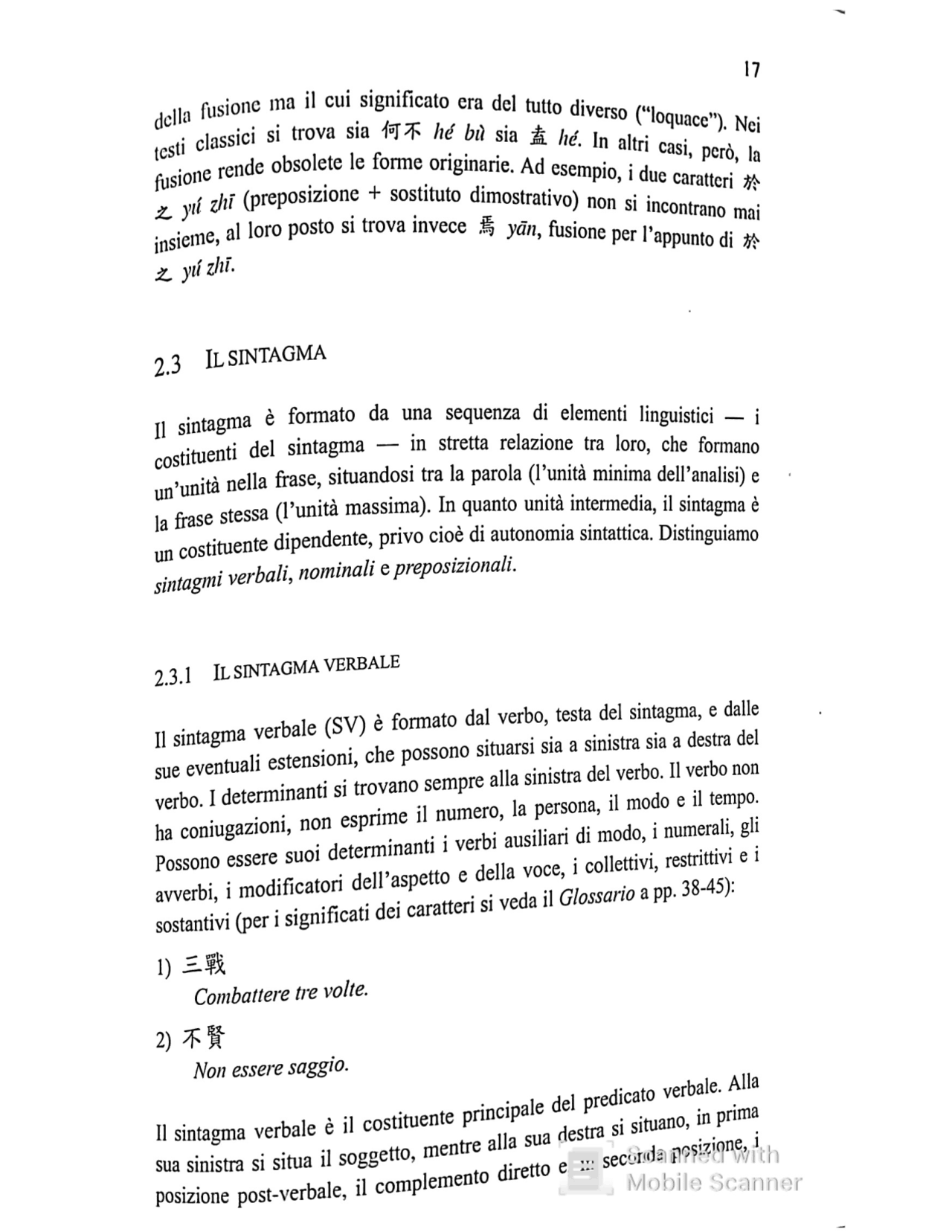 Breve Introduzione Alla Lingua Cinese Classica Docsity