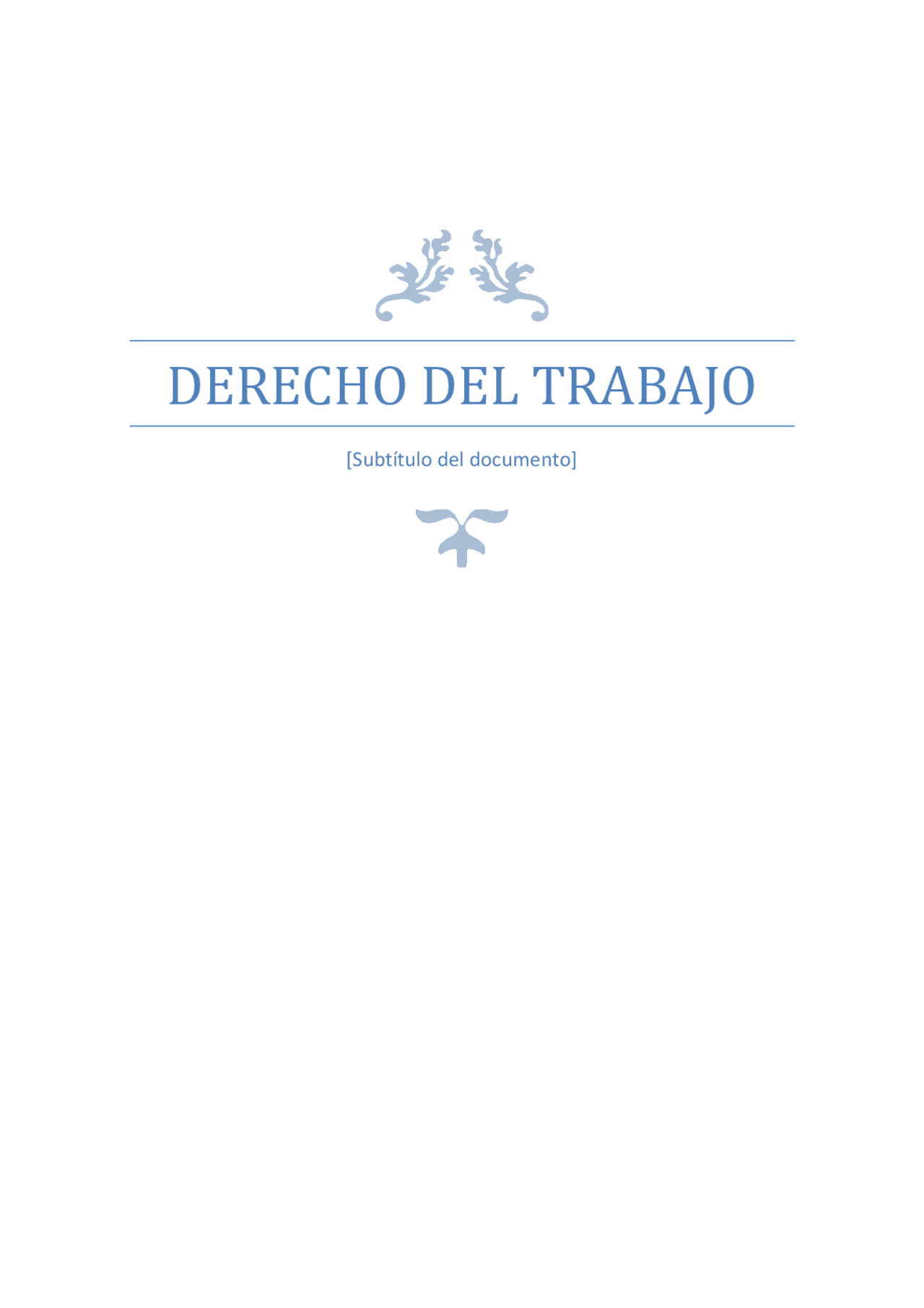 Tema 1 Derecho Del Trabajo Docsity