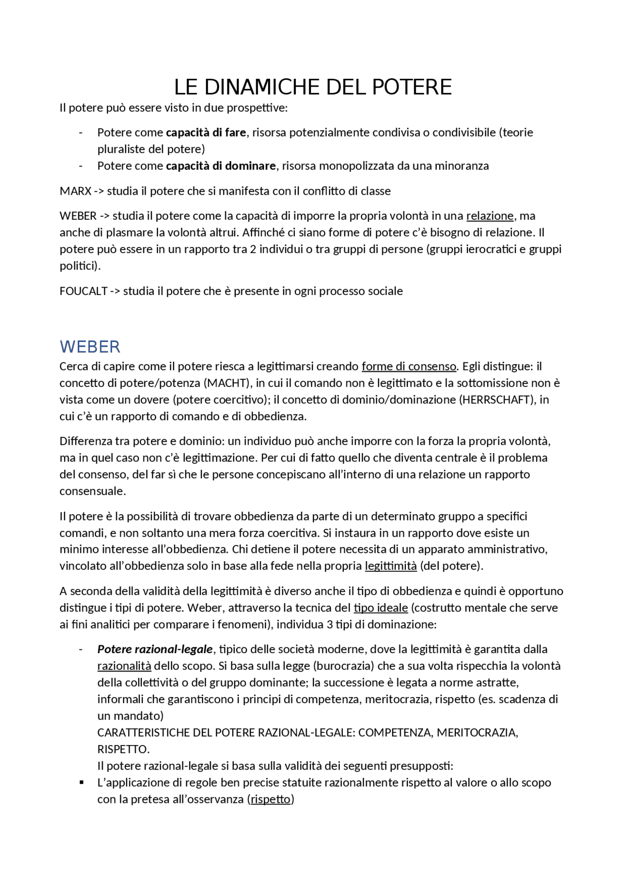 Sociologia Secondo Parziale Autori Docsity