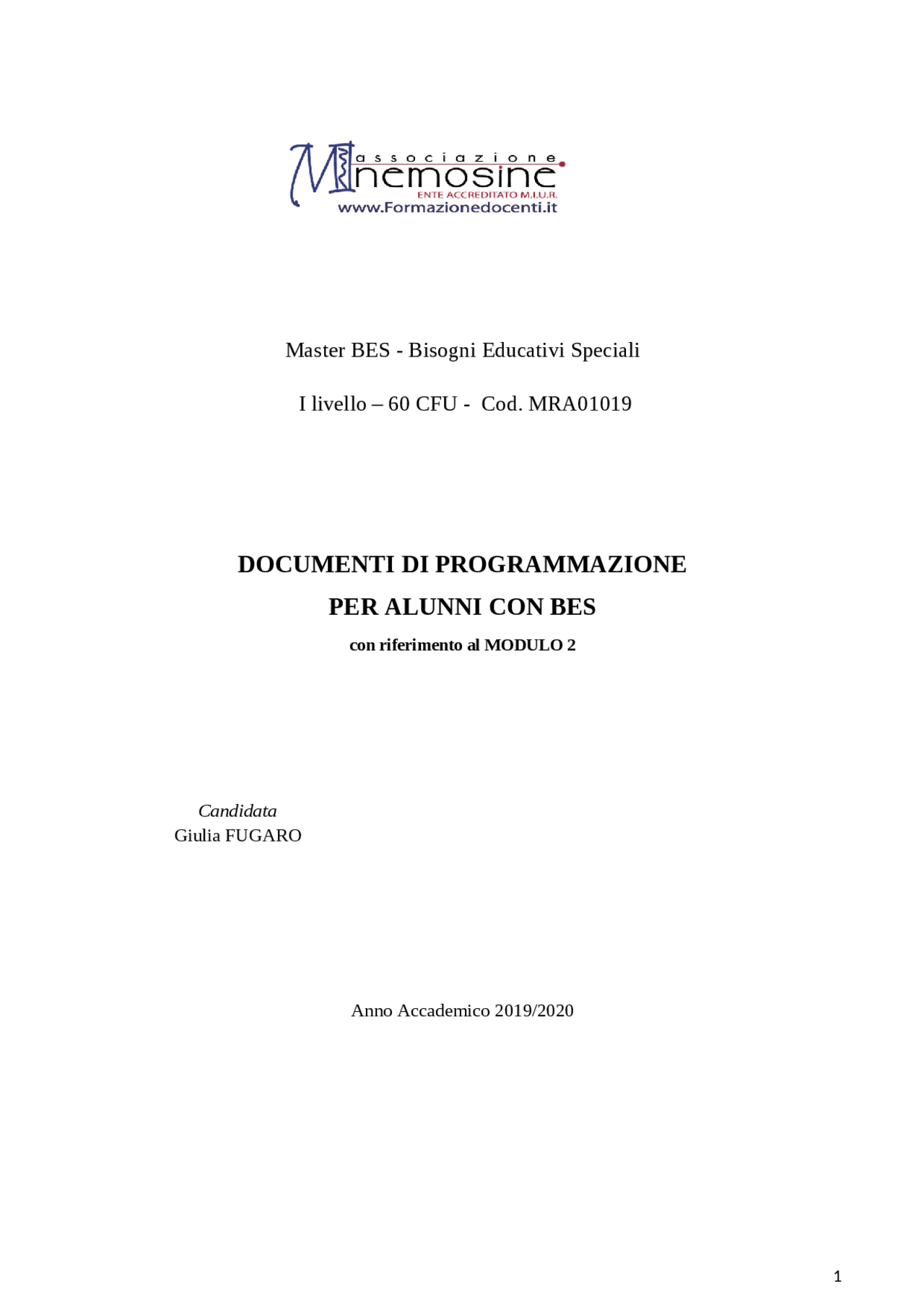 Documenti Di Programmazione Bes Docsity