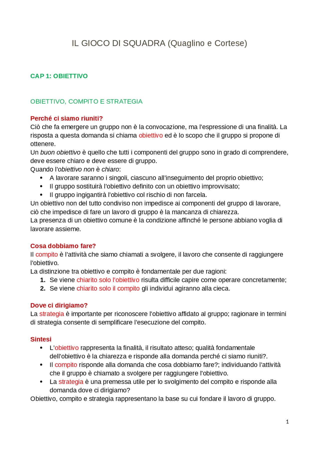 Psicologia Dei Gruppi Docsity