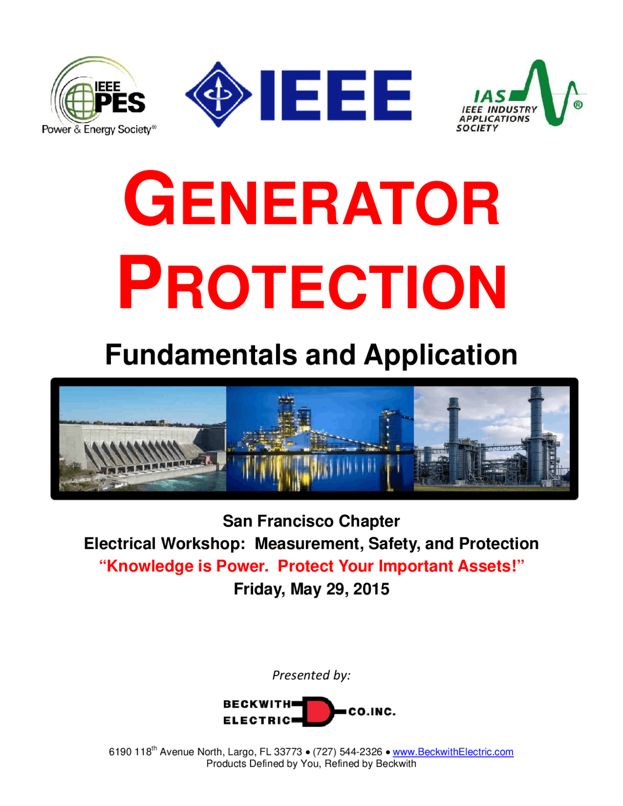 PROTEÇÃO DE GERADOR - MÁQUINAS SÍNCRONAS - Docsity