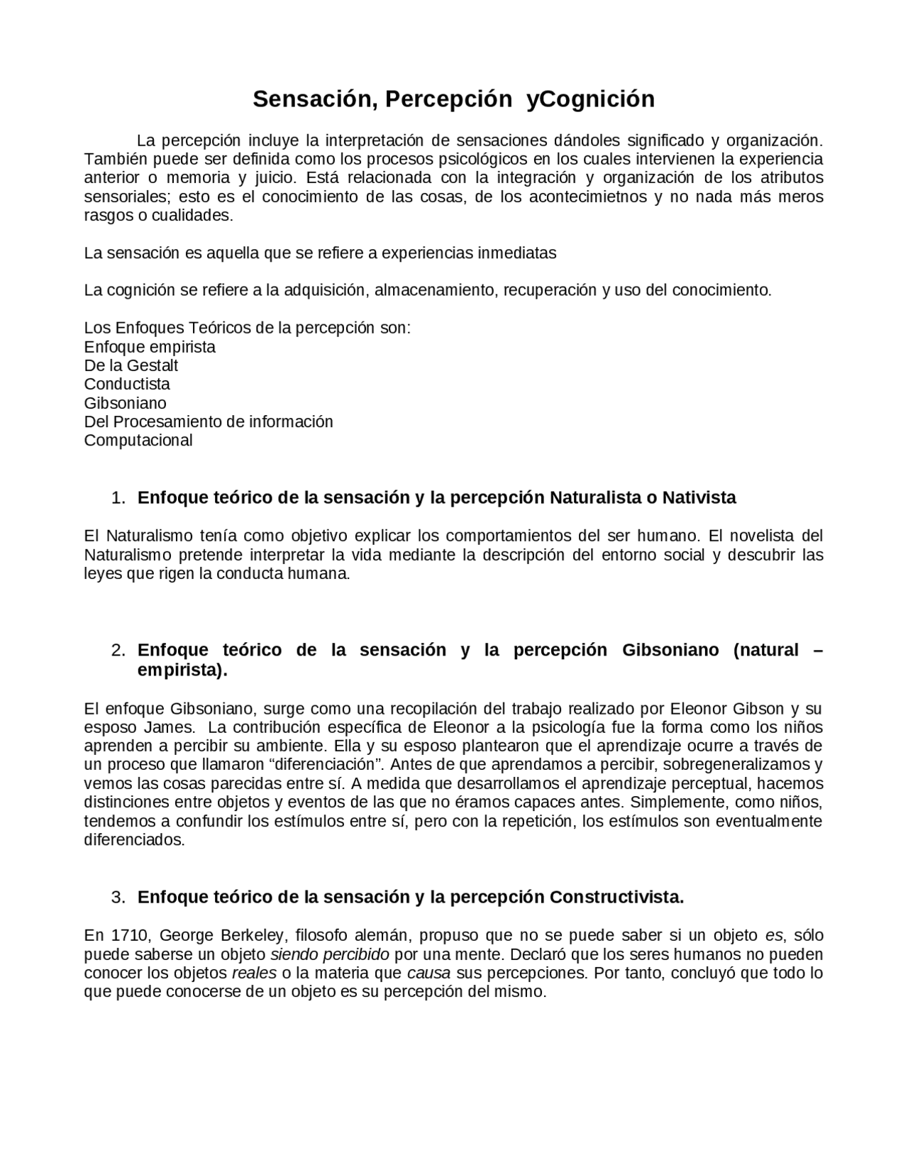 Sensación, Percepción y Cognición | Guías, Proyectos, Investigaciones ...