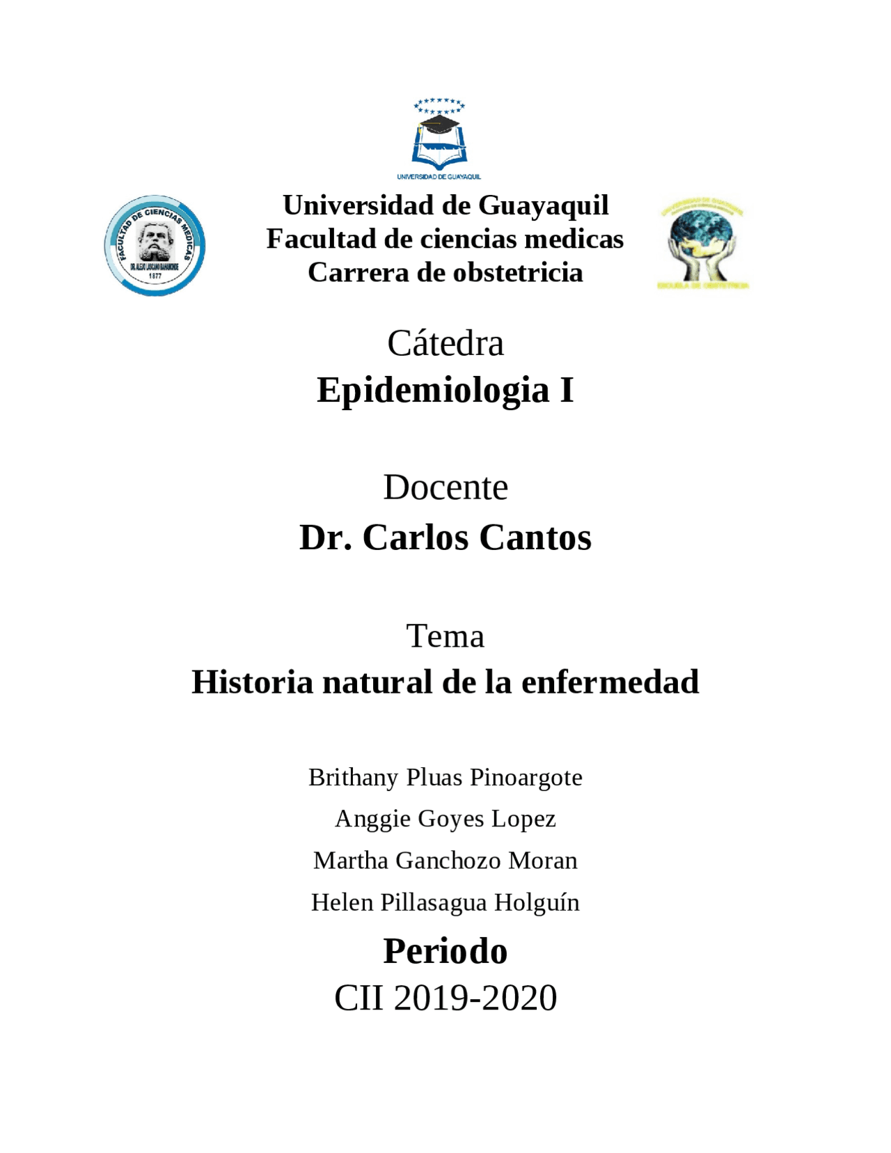 Historia Natural De La Enfermedad Apuntes De Epidemiología Docsity