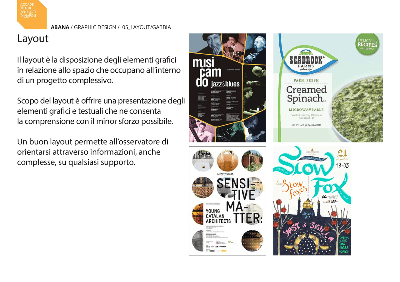 Il layout e le gabbie parte1 | Slide di Computer Graphics | Docsity