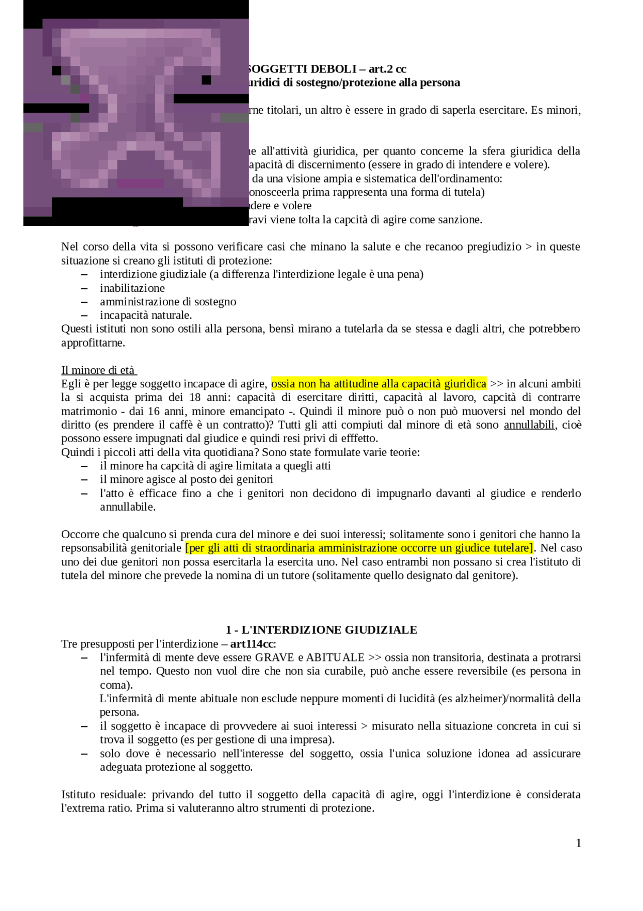 Schema Riassuntivo Sui Soggetti Fragili Appunti Di Metodi E Tecniche