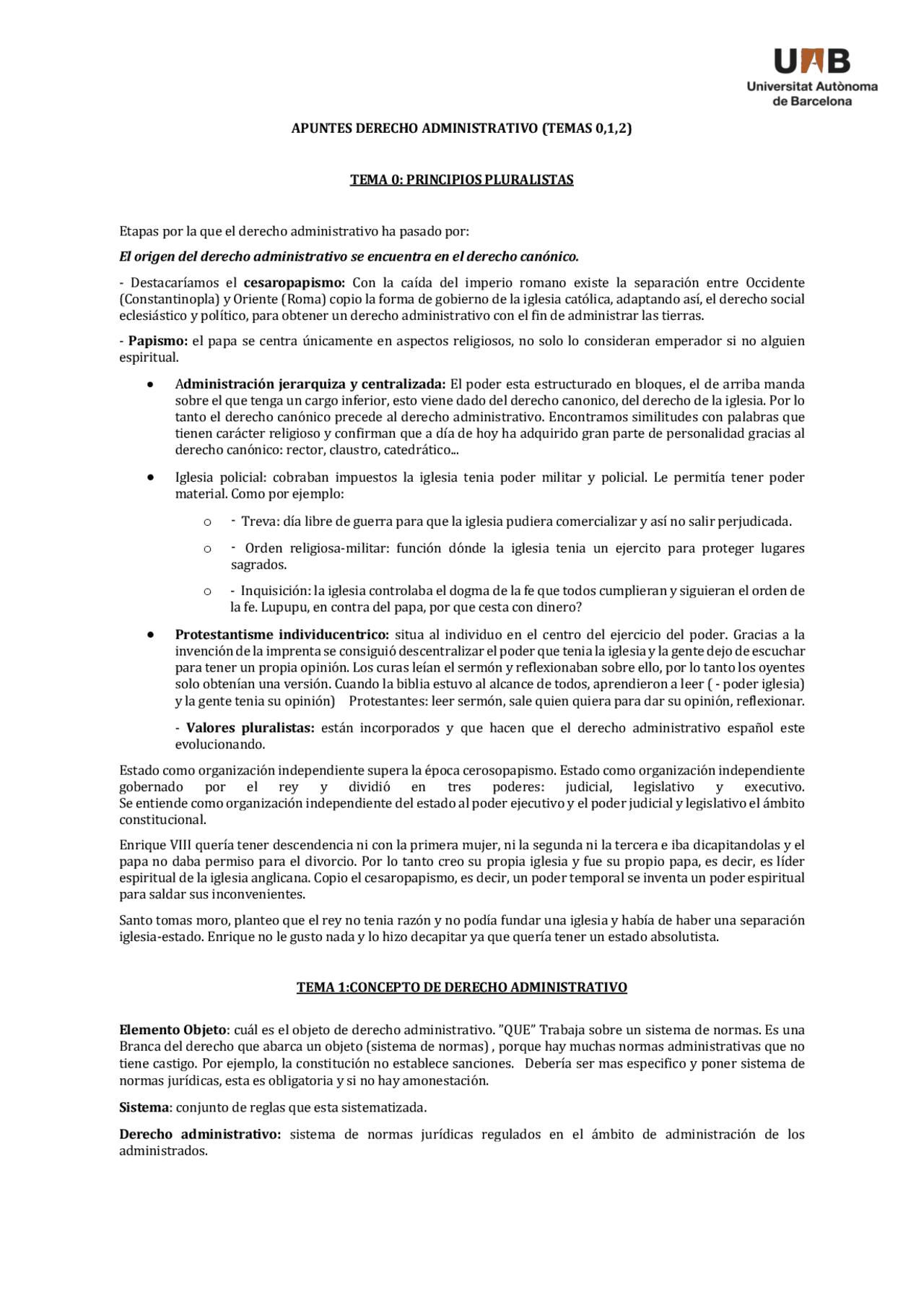 Derecho Administrativo Docsity