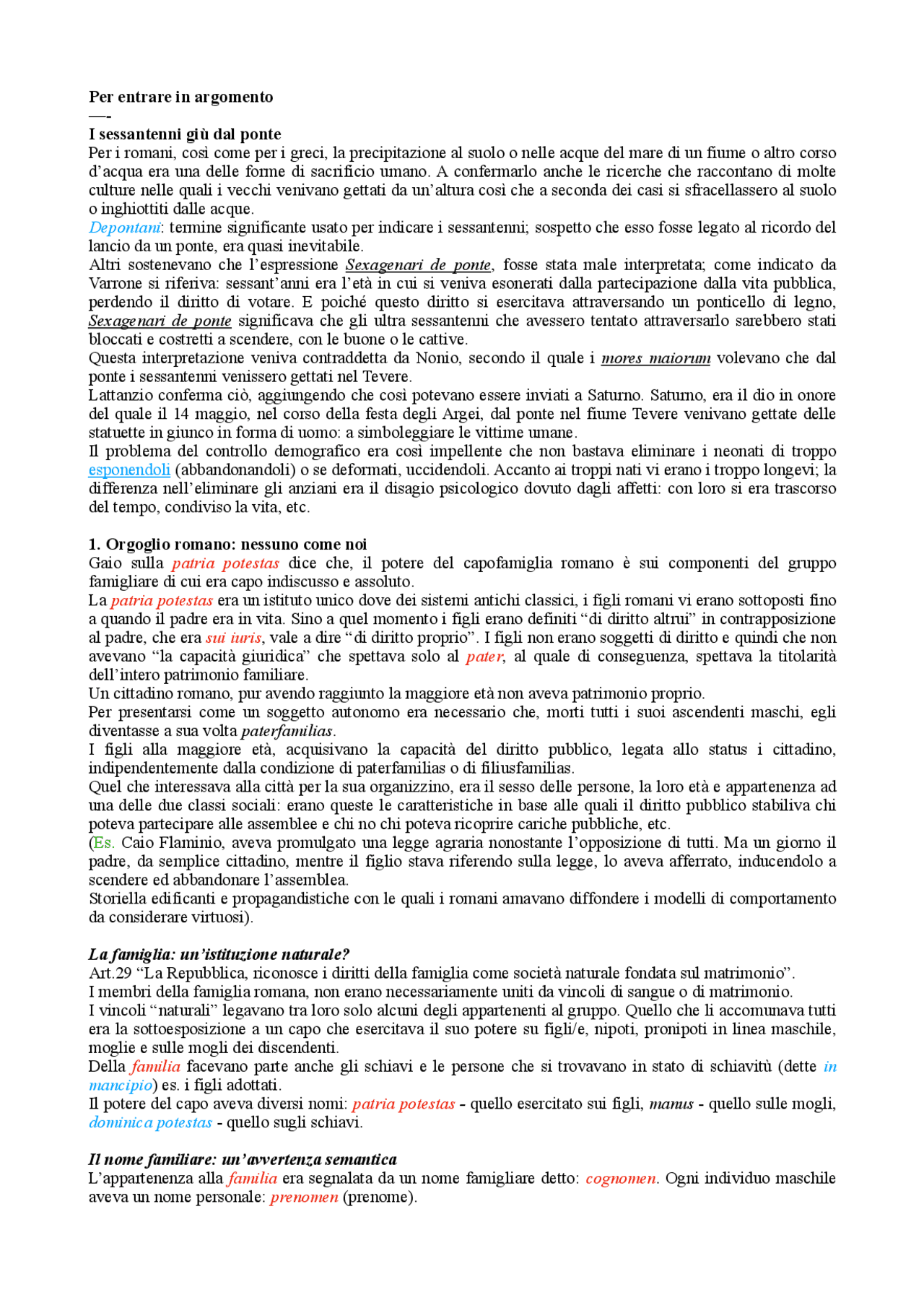 Come Uccidere Il Padre Eva Cantarella Docsity