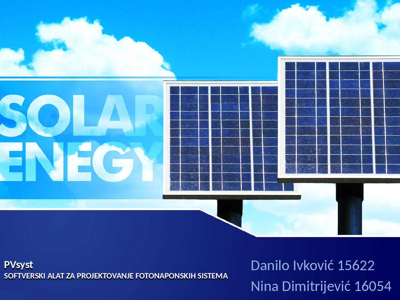 Pvsyst Softver Solarne Komponente Slajdovi Predlog Elektronika Docsity