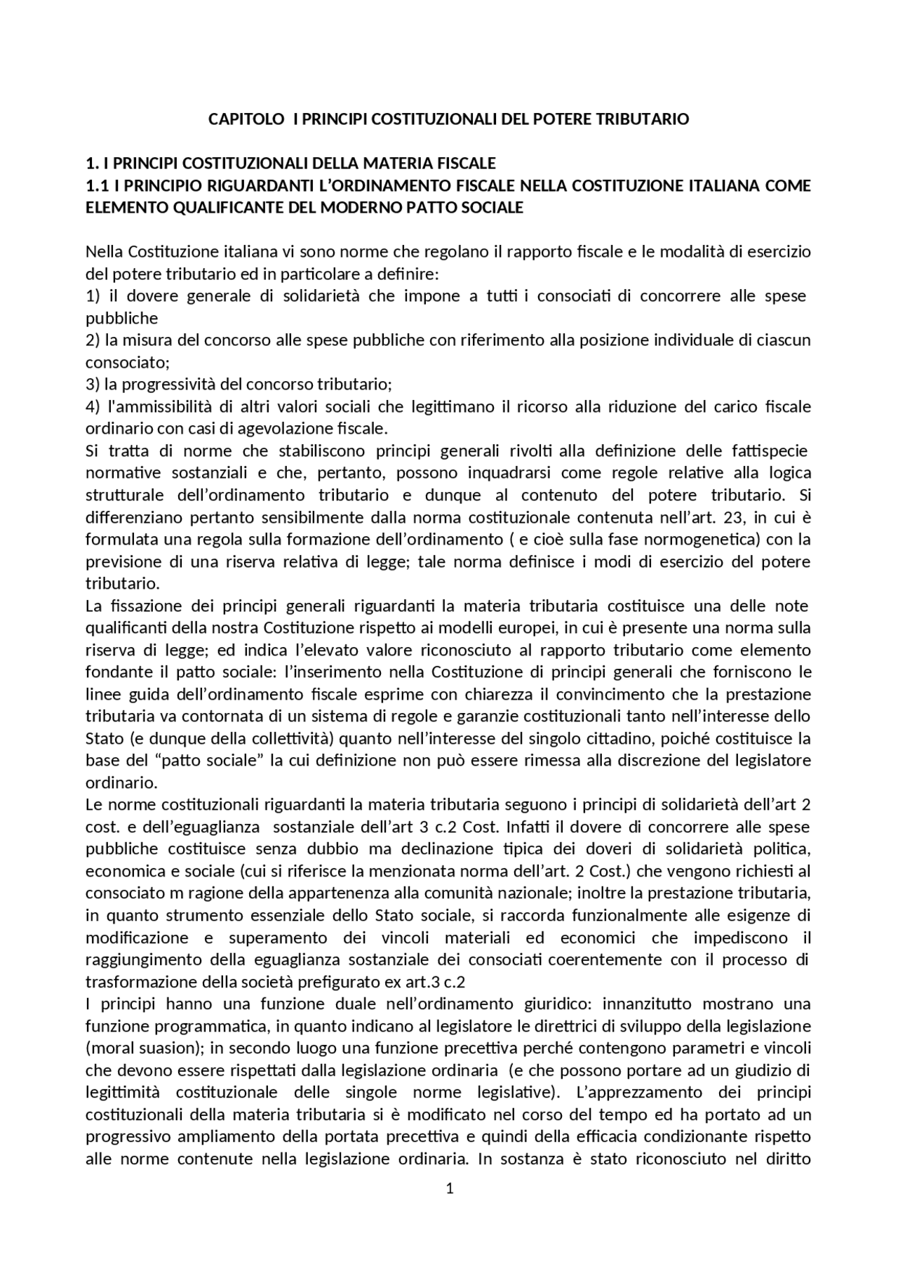 Riassunti Parte Generale Diritto Tributario Docsity