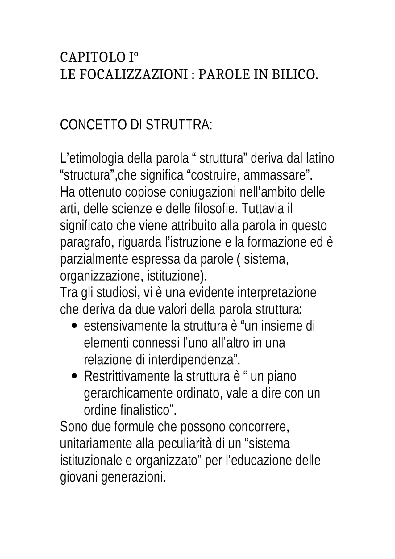 Riassunti Per Scienze Delleducazione E Della Formazione Docsity