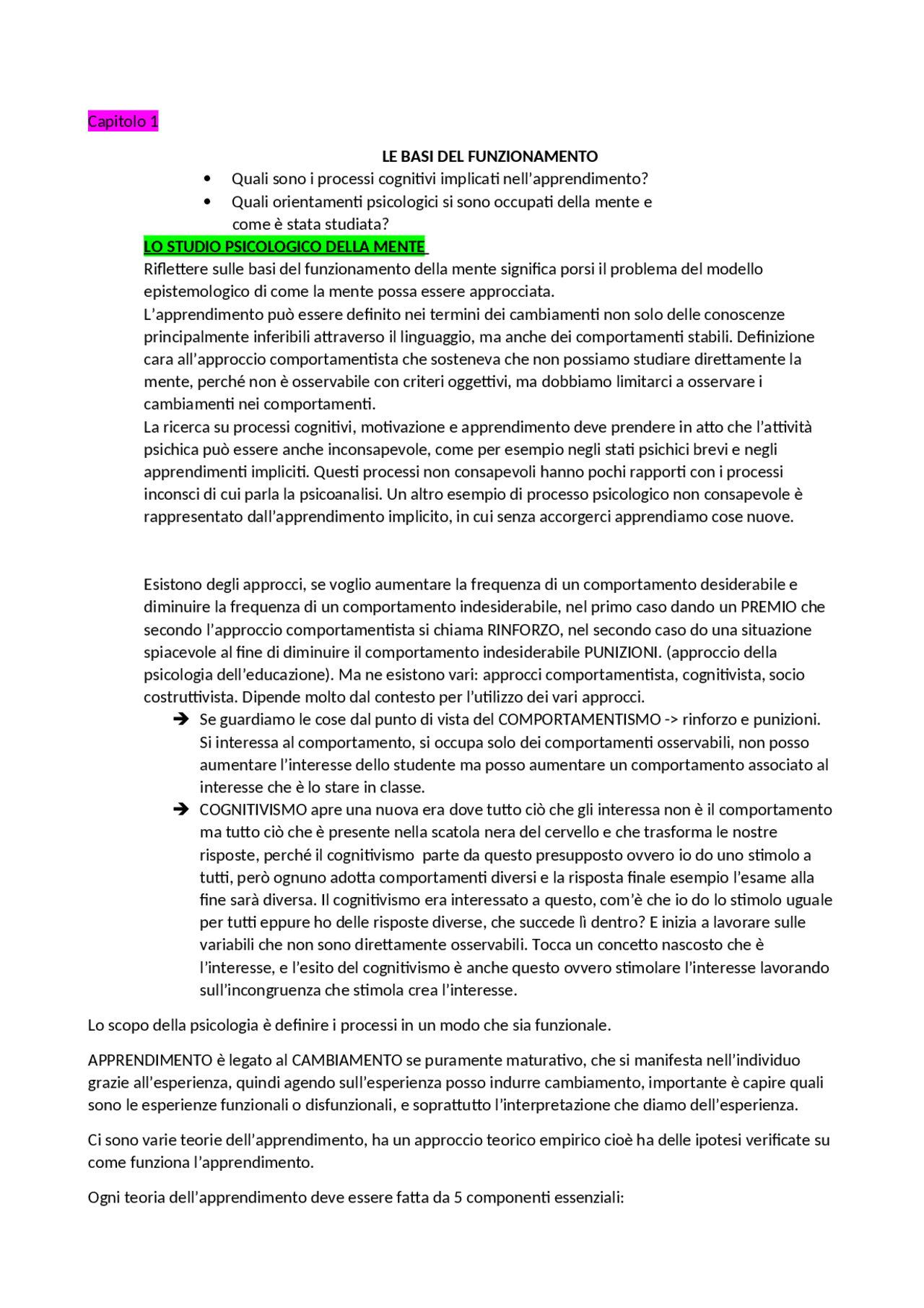 Processi Cognitivi Motivazione E Apprendimento Cornoldi Meneghetti