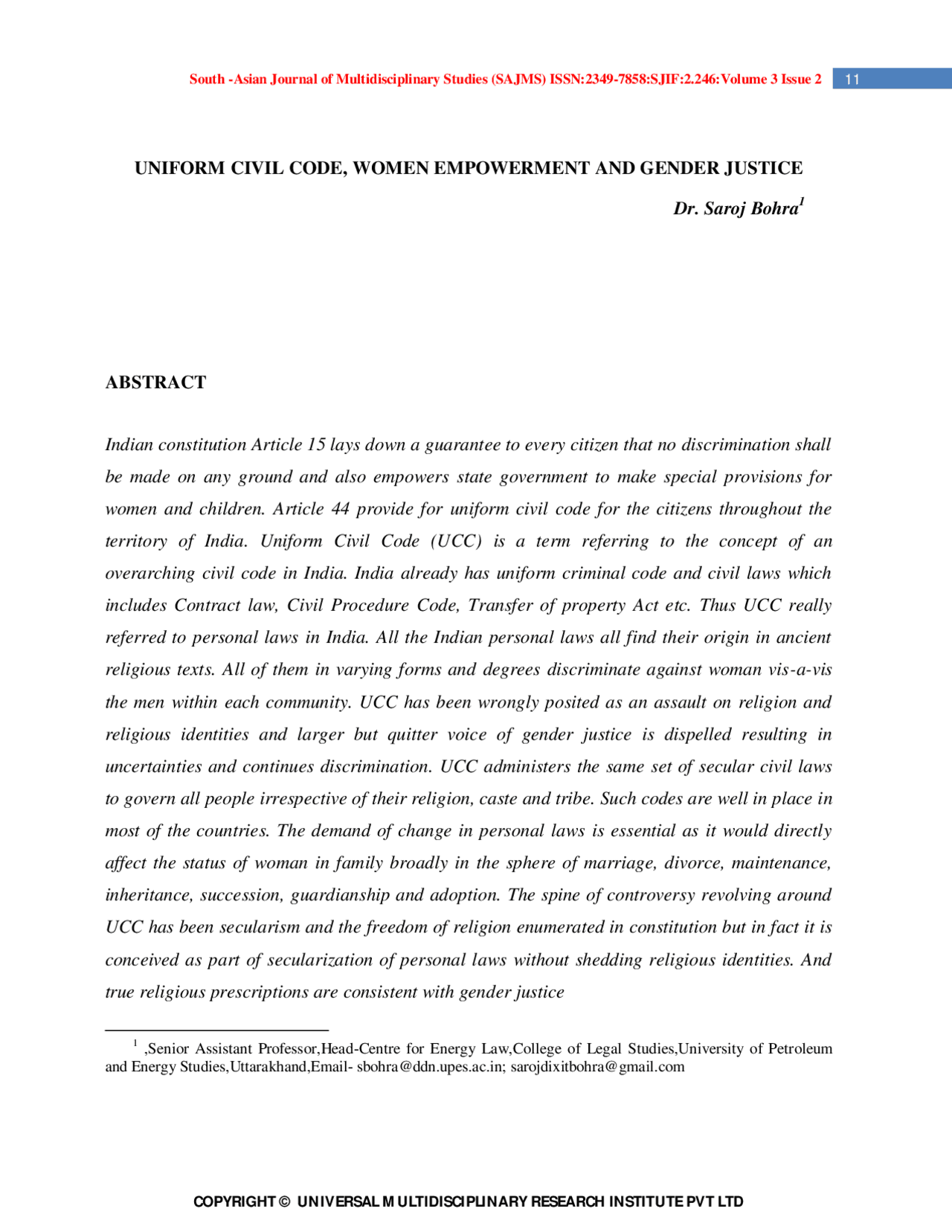 Gender justice , women empowerment - Docsity