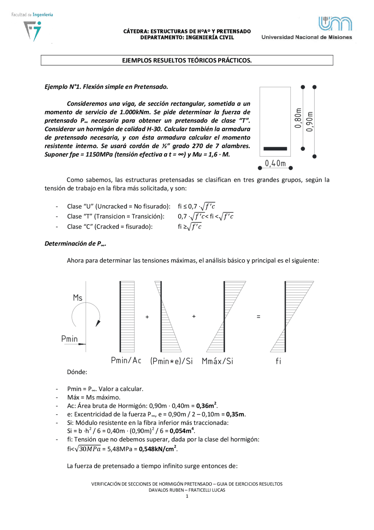 Ejercicios Resueltos De Estructuras Docsity