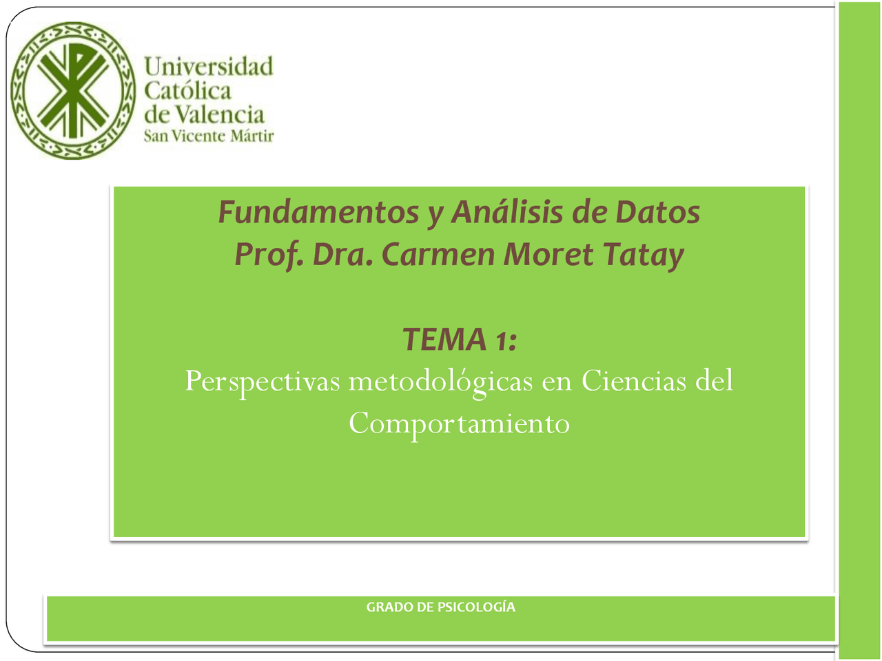 Tema 1 De Analisis De Datos Docsity
