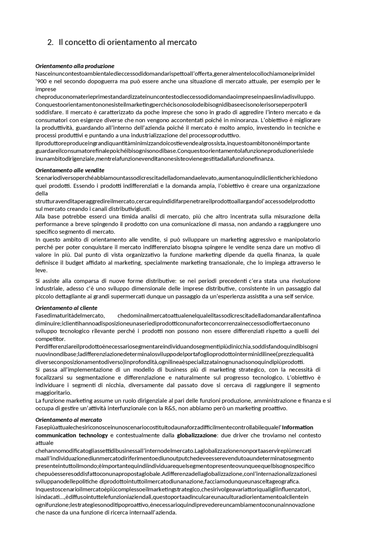 Riassunto Capitolo 2 Di Marketing Strategico Docsity