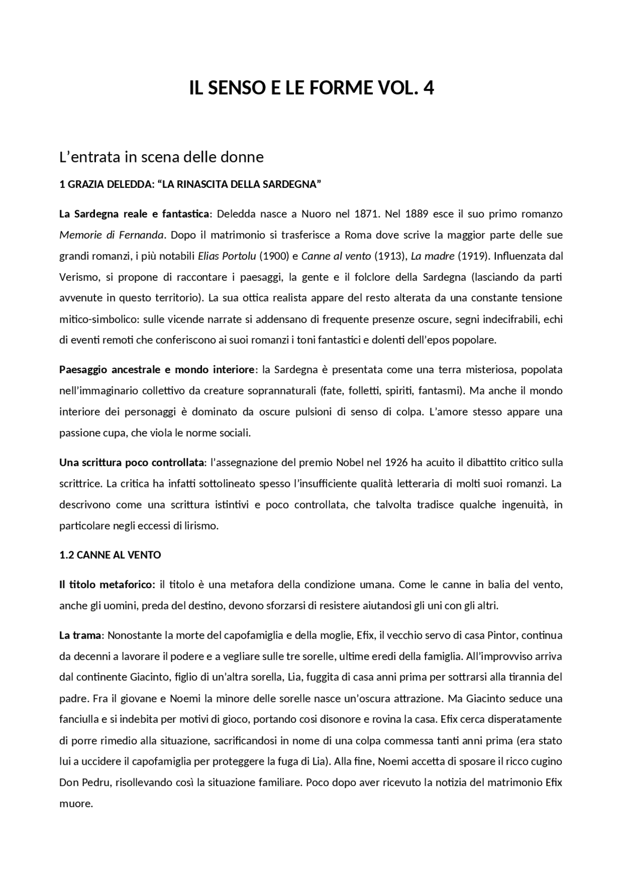 Il Senso E Le Forme Vol4 Docsity