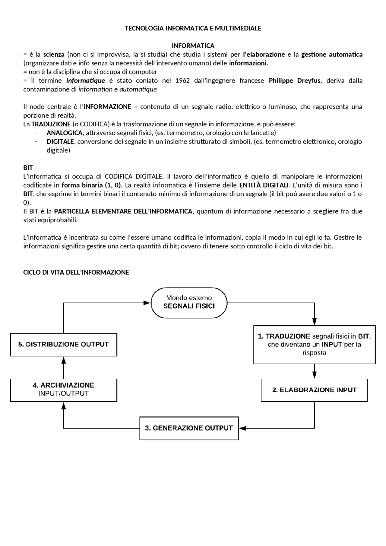 Manuale Di Tecnologie Informatiche E Multimediali Docsity