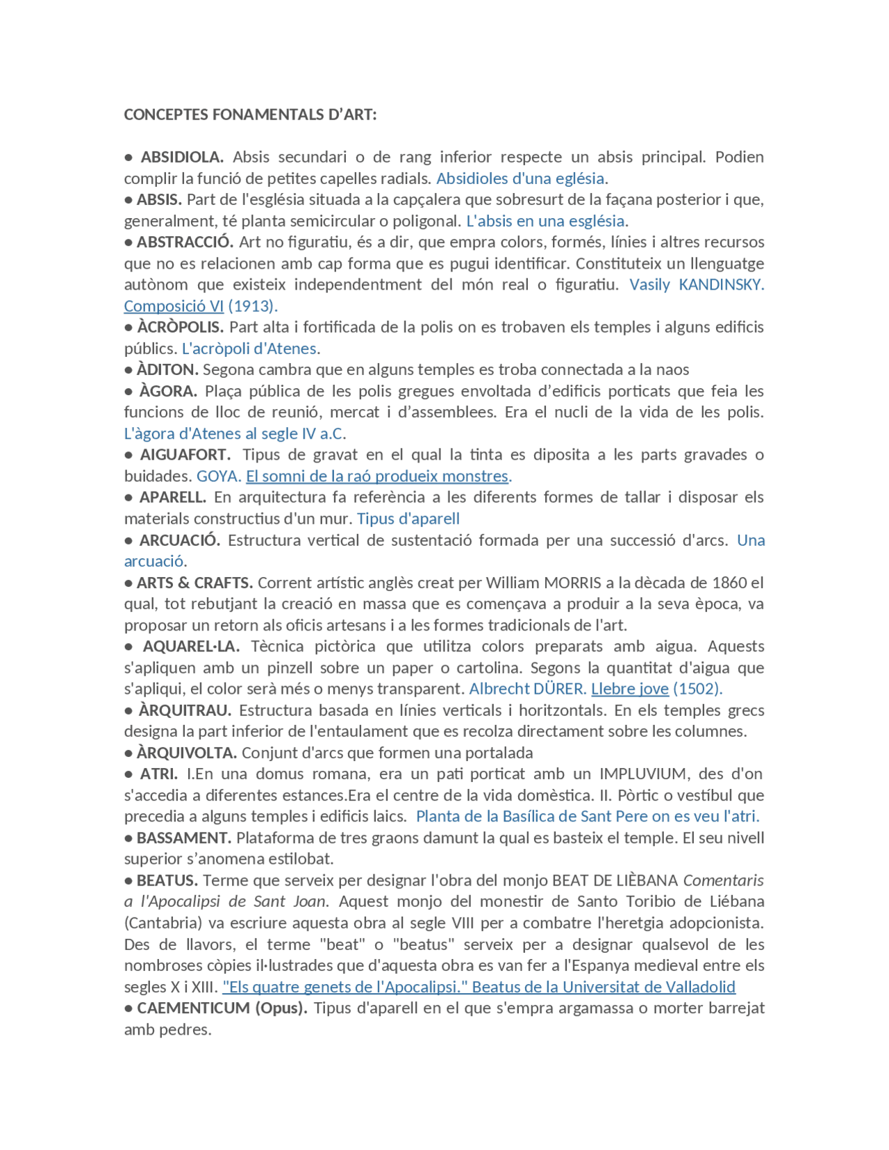 Conceptes Fonamentals Dart Docsity