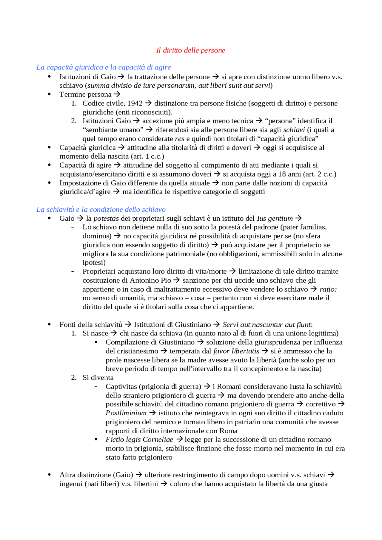 Storia Del Diritto Romano Docsity