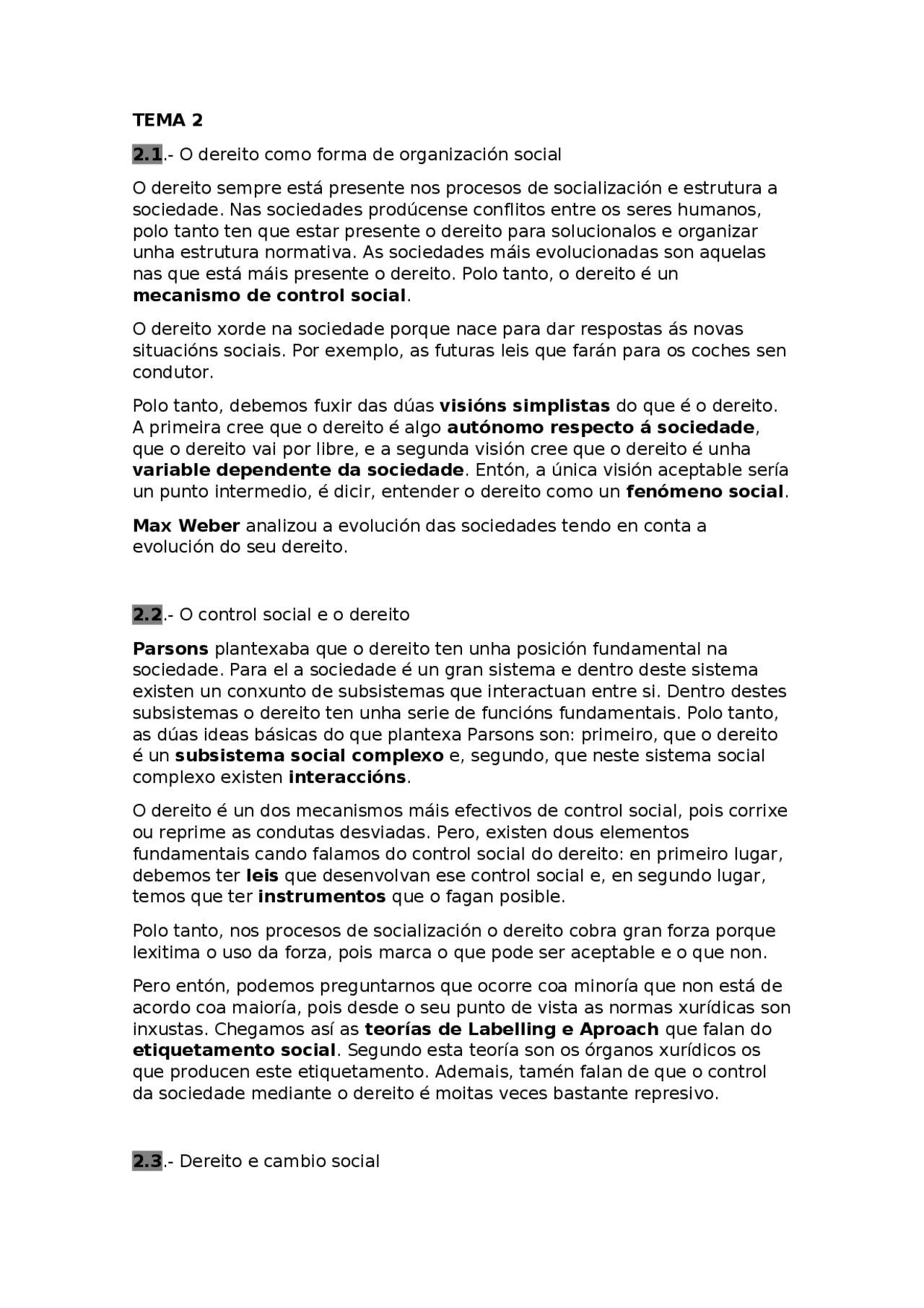Tema 2 De Teoría Del Derecho Docsity