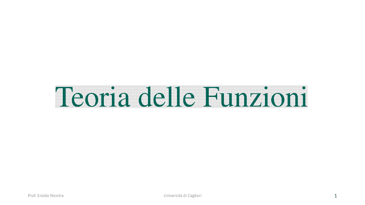 Riassunto Funzioni Psicometria Docsity