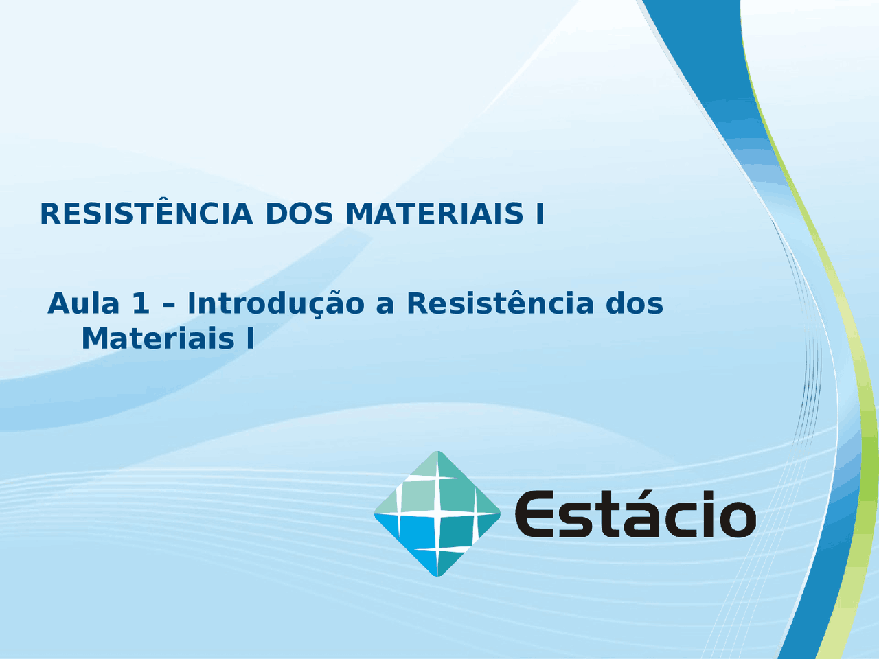 Aula 01 De Resistência Dos Materiais Docsity