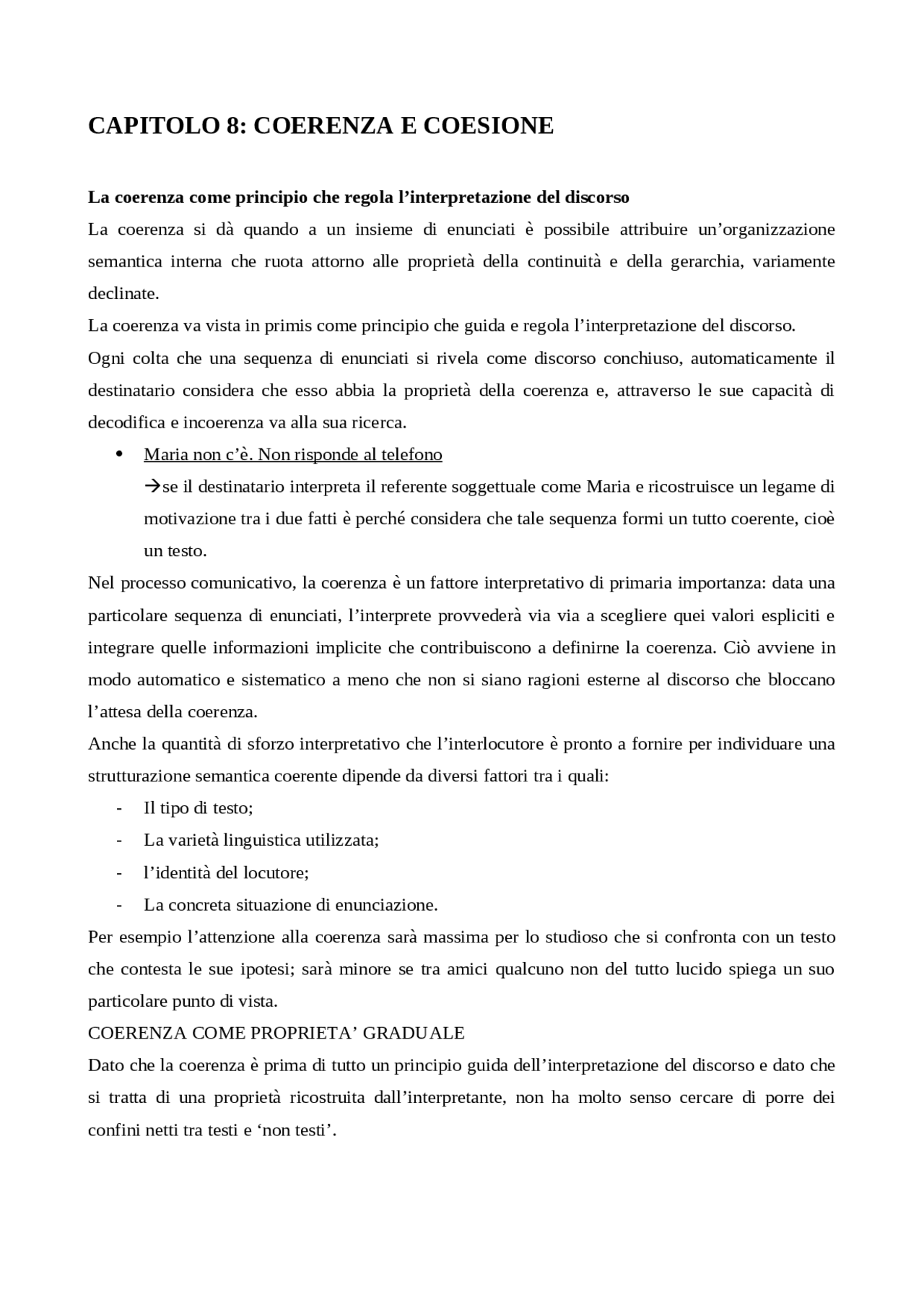 La Linguistica Del Testo Ferrari Docsity
