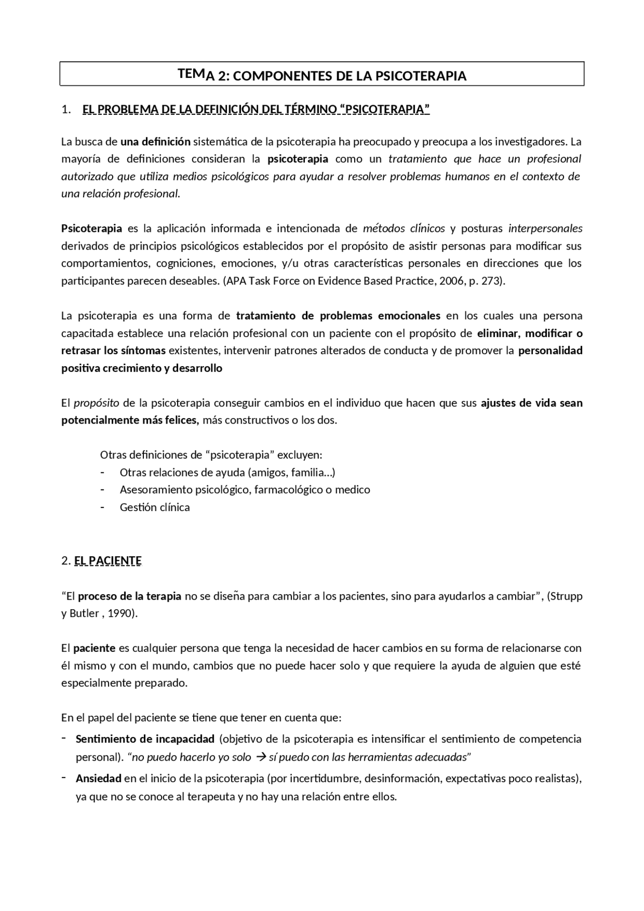 Intervencion Y Tratamiento Docsity
