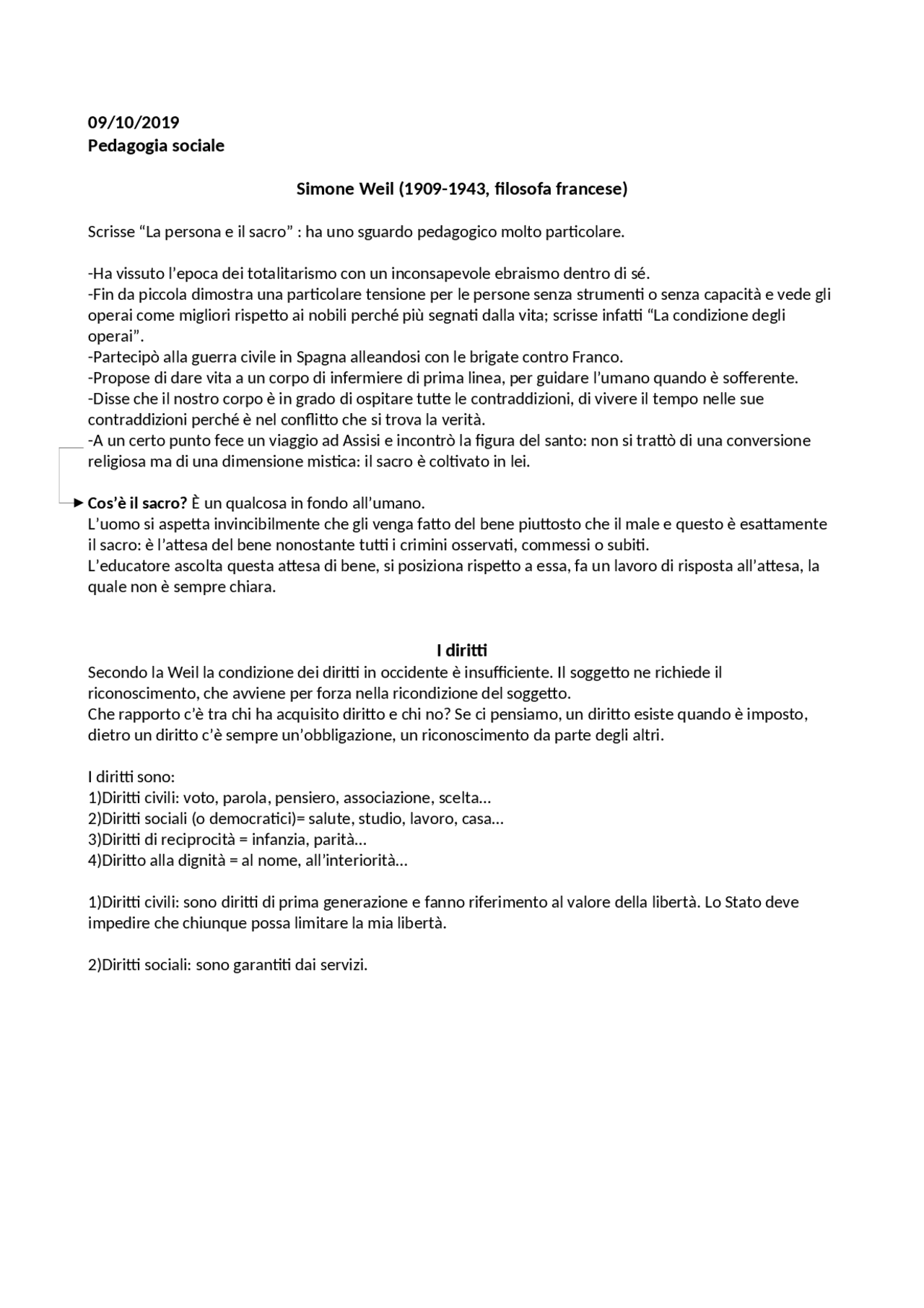 Appunti Delle Lezioni Di Pedagogia Sociale Docsity