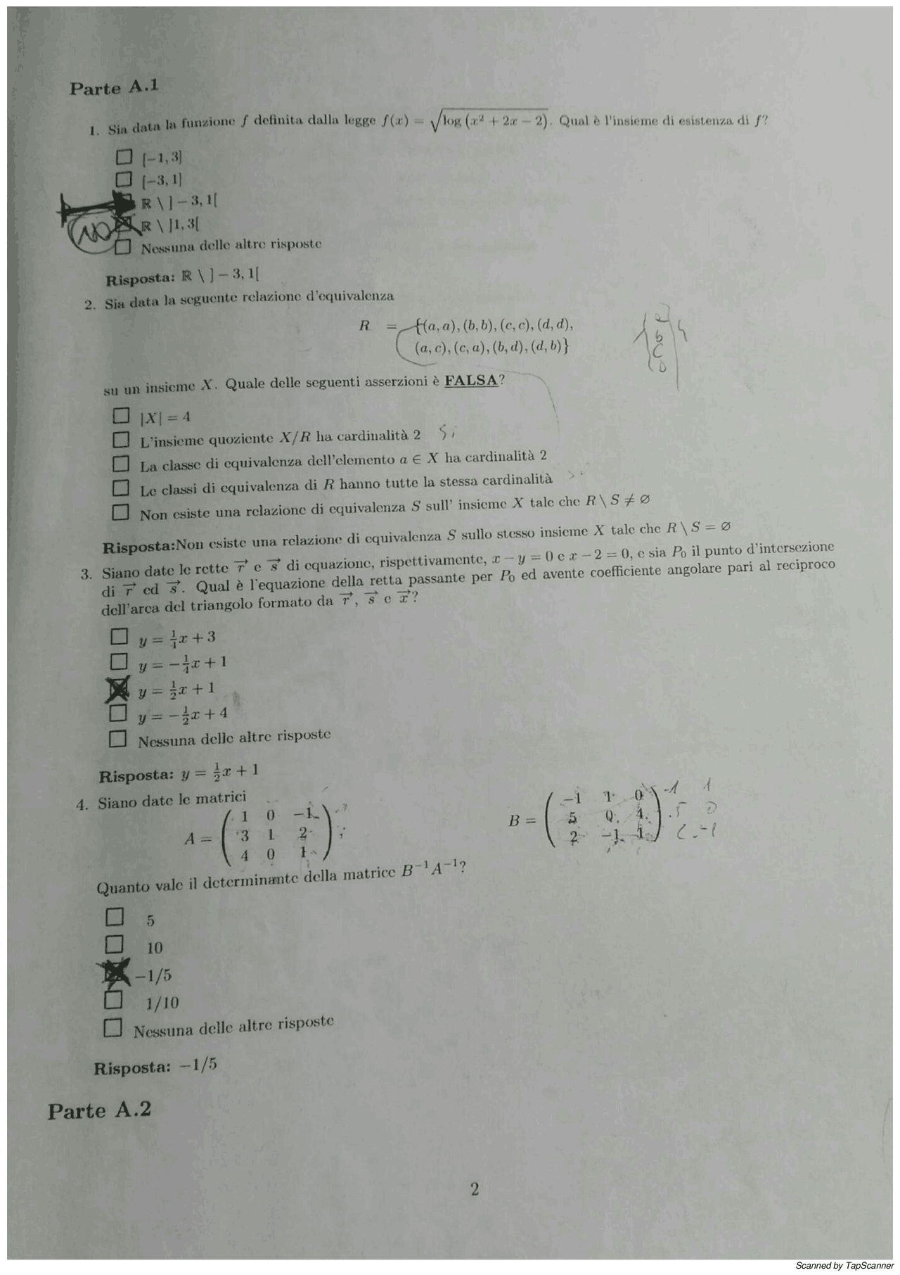 Matematica Generale Economia Docsity