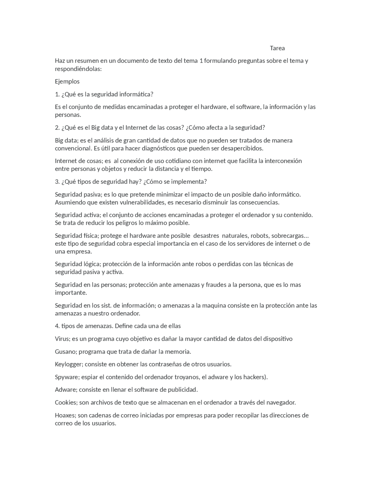Ejercicios De Informatica Docsity