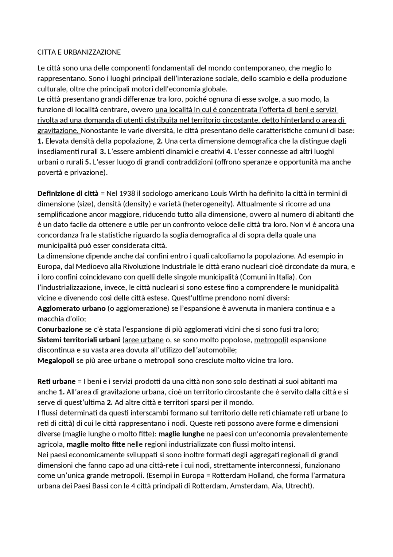 Geografia Umana Approccio Visuale Docsity