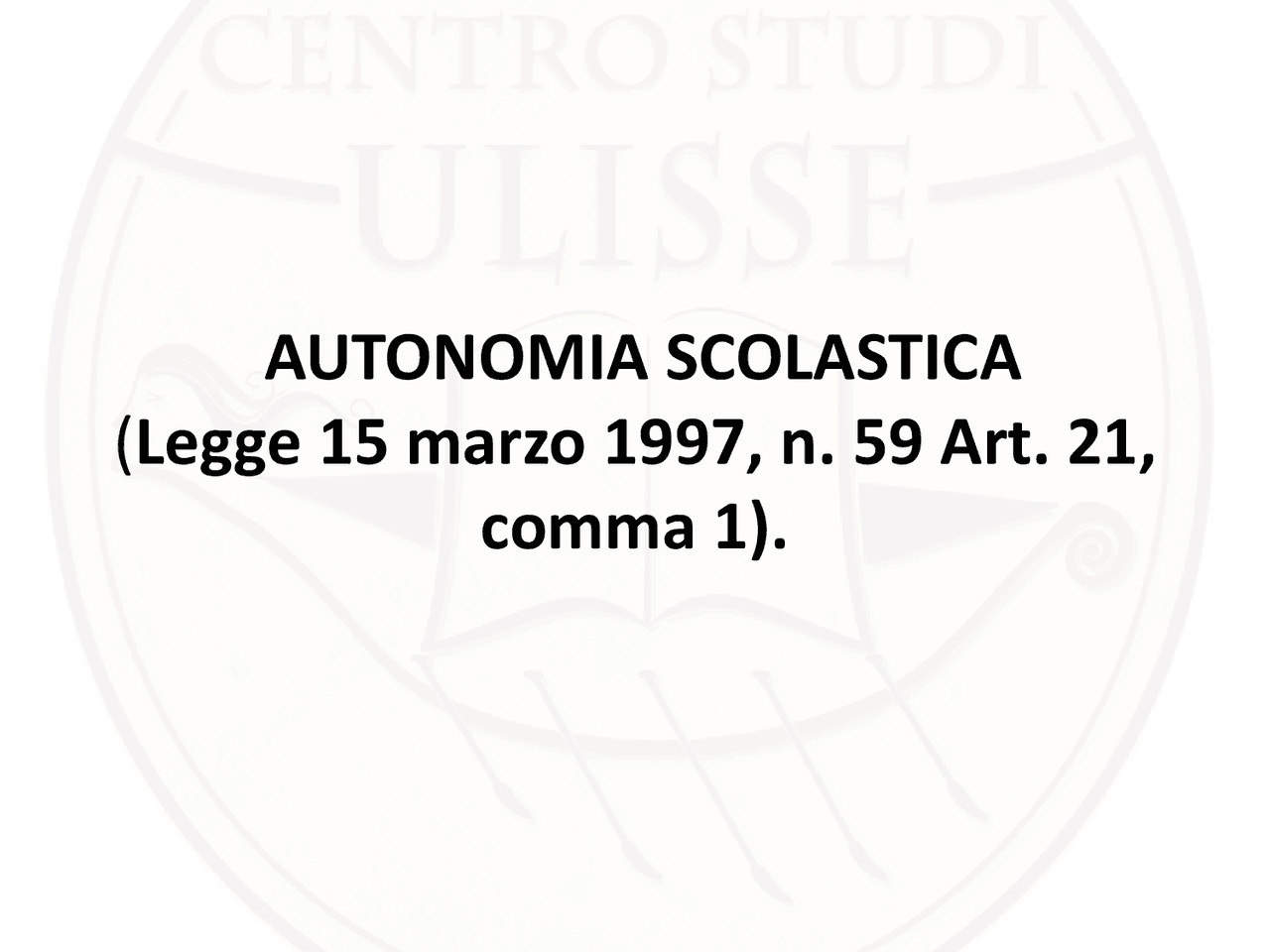 Autonomia Scolastica Docsity