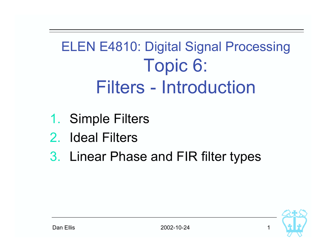 Digital Signal Processing Materials Docsity