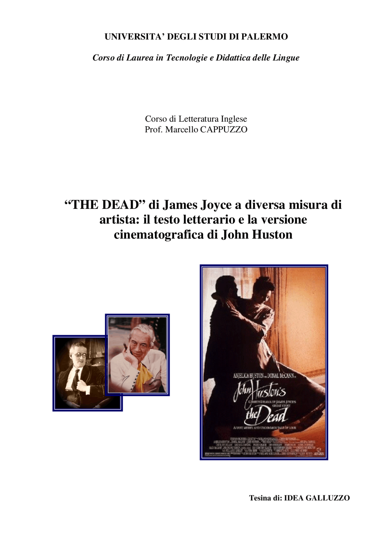 DUBLINERS the dead di james joyce - Docsity